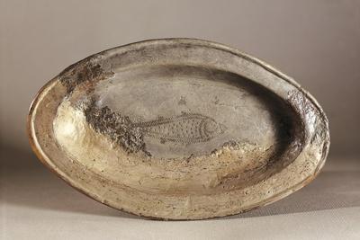 Eucharist Plate with an Inscription Meaning "Queen" or "Saint Regina ...