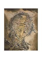 'Exploding Raphaelesque Head' Art Print - Salvador Dali | Art.com