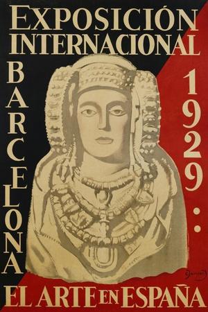 Exposicion International El Arte En Espana Poster Giclee Print | Art.com