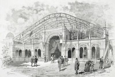 Facade of the Italian Section During the Paris World Exposition, 1889 ...