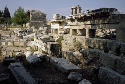 Facade of the Prisoners on the Northside of the Roman Agora of Corinth ...
