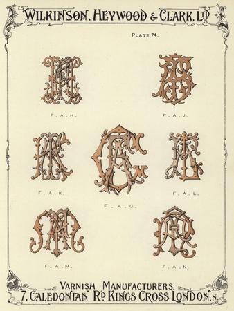 FAH, FAJ, FAK, FAG, FAL, FAM, FAN Giclee Print | Art.com