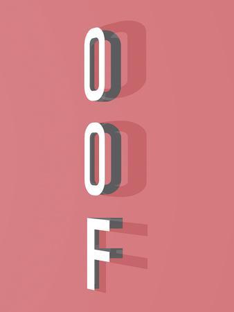 'Modern Type - Oof' Giclee Print - Fari Strachan | Art.com