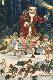 'Father Christmas and His Merry Band' Giclee Print | Art.com