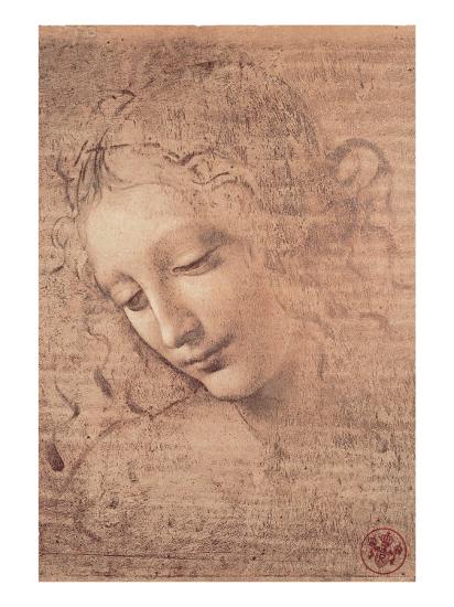 Female Head (La Scapigliata), c.1508 Art Print by Leonardo da Vinci | Art.com