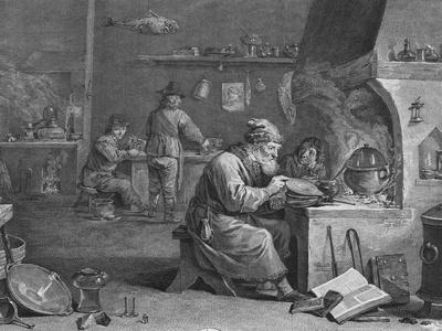 'Laboratory of an Alchemist Engraving' Giclee Print - Fenier | Art.com