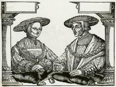 'Ferdinand I, Hre, and Wife' Art Print | Art.com