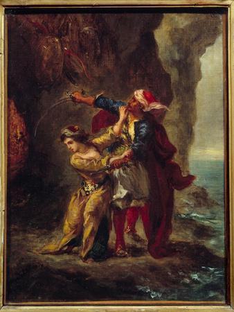 'Abydos Fiancee. (The Bride of Abydos) Illustration of George Gordon ...