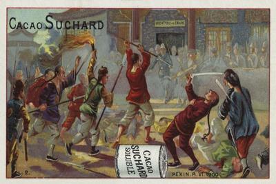 'Fighting Outside the French Legation, Beijing, Boxer Rebellion, 8 June ...