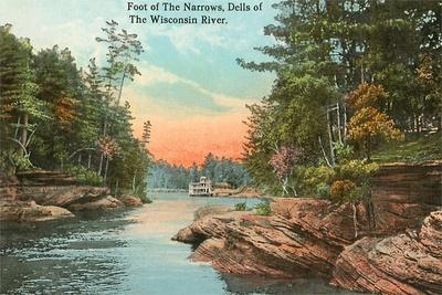 'Foot of the Narrows, Wisconsin Dells' Art Print | Art.com