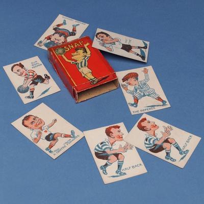 Football Themed Snap Cards with Box Giclee Print | Art.com
