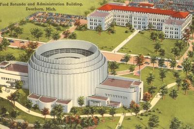'Ford Rotunda, Dearborn, Michigan' Art Print | Art.com