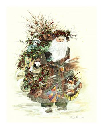 Forest Gatherer Art Print by Peggy Abrams | Art.com