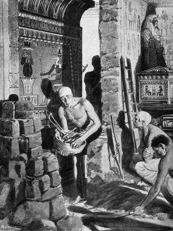 'The Final Interior Decoration and Sealing of Tutankhamun's Tomb, Egypt ...