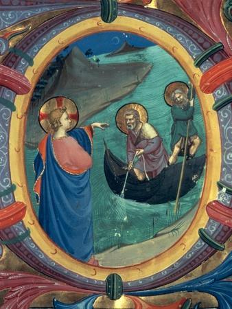 'The Calling of St. Peter and St. Andrew, Detail of Historiated Initial ...