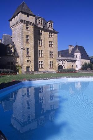 'France, Aquitaine, Castelnaud-La-Chapelle, Fayrac Castle, 13th Century ...