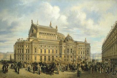 'France, Paris, Paris Opera from Rue Auber' Giclee Print | Art.com
