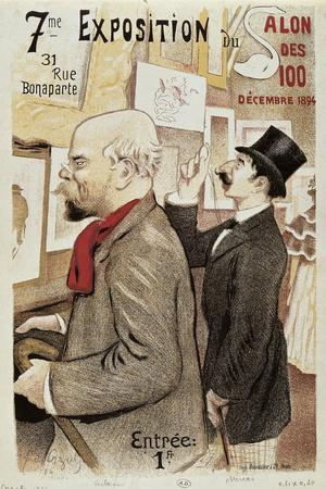 France, Paris, Poster of Paul Verlaine and Jean Moreas Giclee Print ...