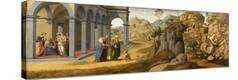 Scenes from the Life of St. John the Baptist (Oil on Panel) Giclee ...