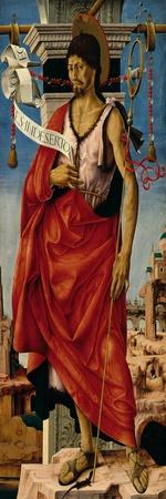 'Griffoni Polyptych- St John the Baptist' Giclee Print - Francesco del ...