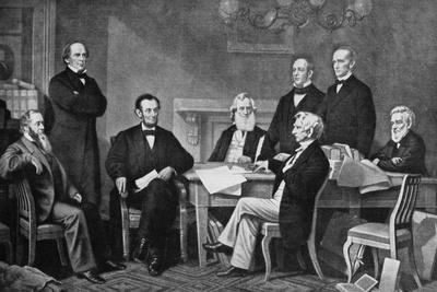 'The First Reading of the Proclamation of Emancipation, 1863' Giclee ...