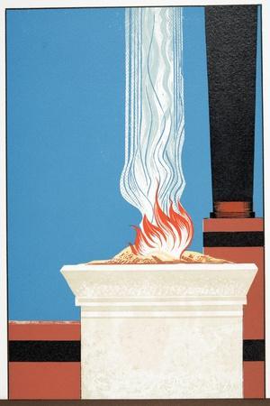 'Illustration from Prométhée Enchaîné by Aeschylus, Pub. 1941 (Pochoir ...