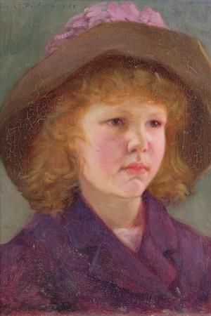 'Portrait of a Young Girl, 19Th Century' Giclee Print - Frank C Penfold ...