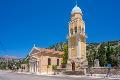'View of Greek Orthodox Church near Argostoli, capital of Cephalonia ...