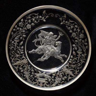 'A J.& L. Lobmeyr Engraved Circular Dish' Giclee Print - Franz Ullman ...