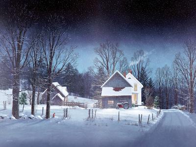 Brush Hill Farm Art Print - Fred Swan | Art.com
