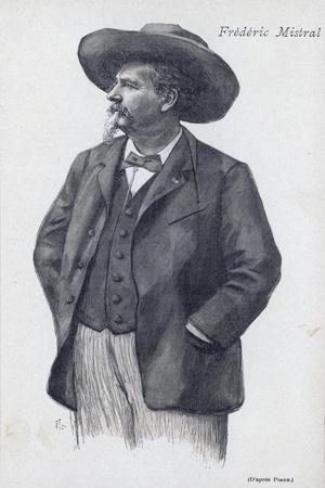 'Frederic Mistral Provencal Writer Nobel Prizewinner' Art Print | Art.com