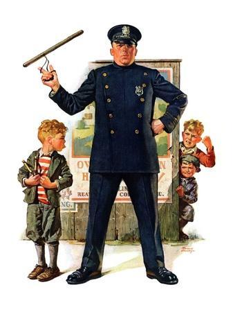 Police Officer Artwork