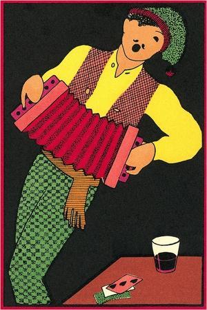 'French Concertina Player' Art Print | Art.com