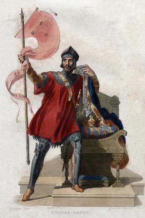 Portrait of Hugues Ier Capet (c941-996), King of France Giclee Print ...