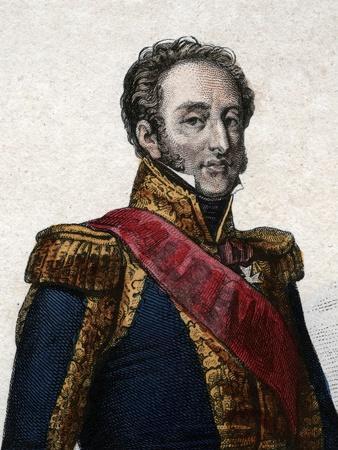 'Portrait of Louis Gabriel Suchet (1770-1826), 1st Duc d'Albufera and ...