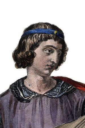 Portrait of Theobald I, Count of Champagne as Theobald IV from birth ...