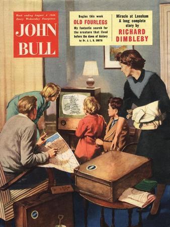 Front Cover of 'John Bull', August 1956 Giclee Print | Art.com