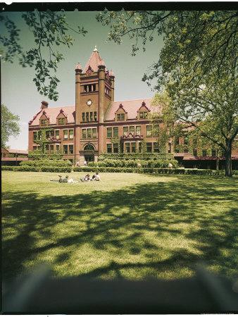 'Front of New Trier High School' Photographic Print - Alfred ...