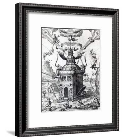 Frontispiece of 'Collegium Fama Fraternitatis' by Theophilus ...