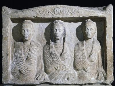 'Funerary Relief Depicting Family, Samnite Culture, 3rd Century BC ...