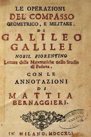 'Title Page of Operations of the Geometric and Military Compass by ...