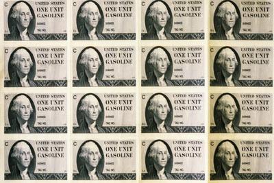 'Gasoline Ration Stamps' Giclee Print | Art.com