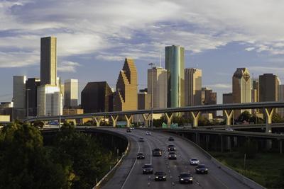 'City Skyline and Interstate, Houston, Texas, United States of America ...