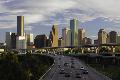 'City Skyline and Interstate, Houston, Texas, United States of America ...