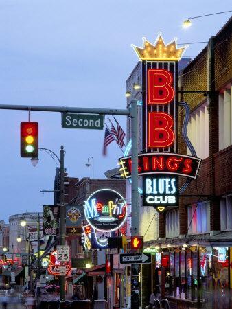 Beale St Memphis Map Printable
