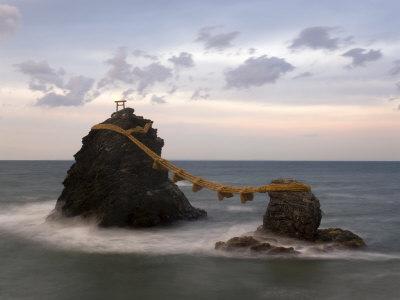 'Meoto-Iwa (Wedded Rocks), Central Honshu, Japan' Photographic Print ...