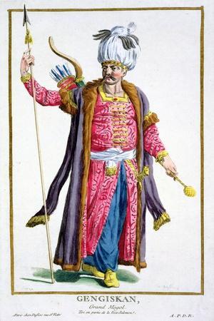 'Genghis Khan, Mongol warrior and conqueror, (1780)' Giclee Print ...