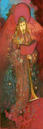 'Angel with Trumpet, 1970s' Giclee Print - George Adamson | Art.com