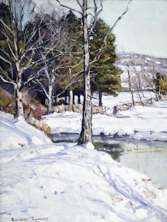 'The Old Stone Wall' Giclee Print - George Gardner Symons | Art.com