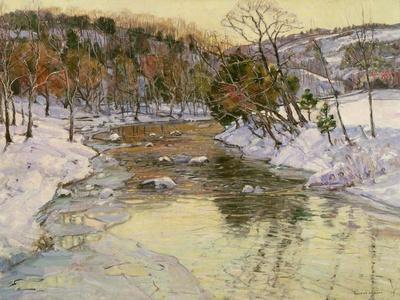 'Winter Landscape (Oil on Canvas)' Giclee Print - George Gardner Symons ...